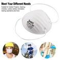 LotFancy N95 Respirator Face Mask, Pack of 20, NIOSH Certified, Dust ...