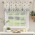 Colorful Butterfly 2 Panels Kitchen Valance, Pink Blue Yellow ...