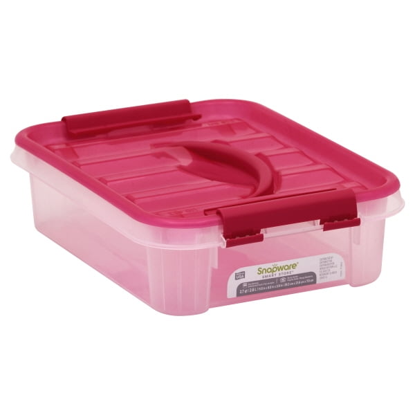 Snapware Smart Store 12x3 Pink Cerise, Set of 6 - Walmart.com