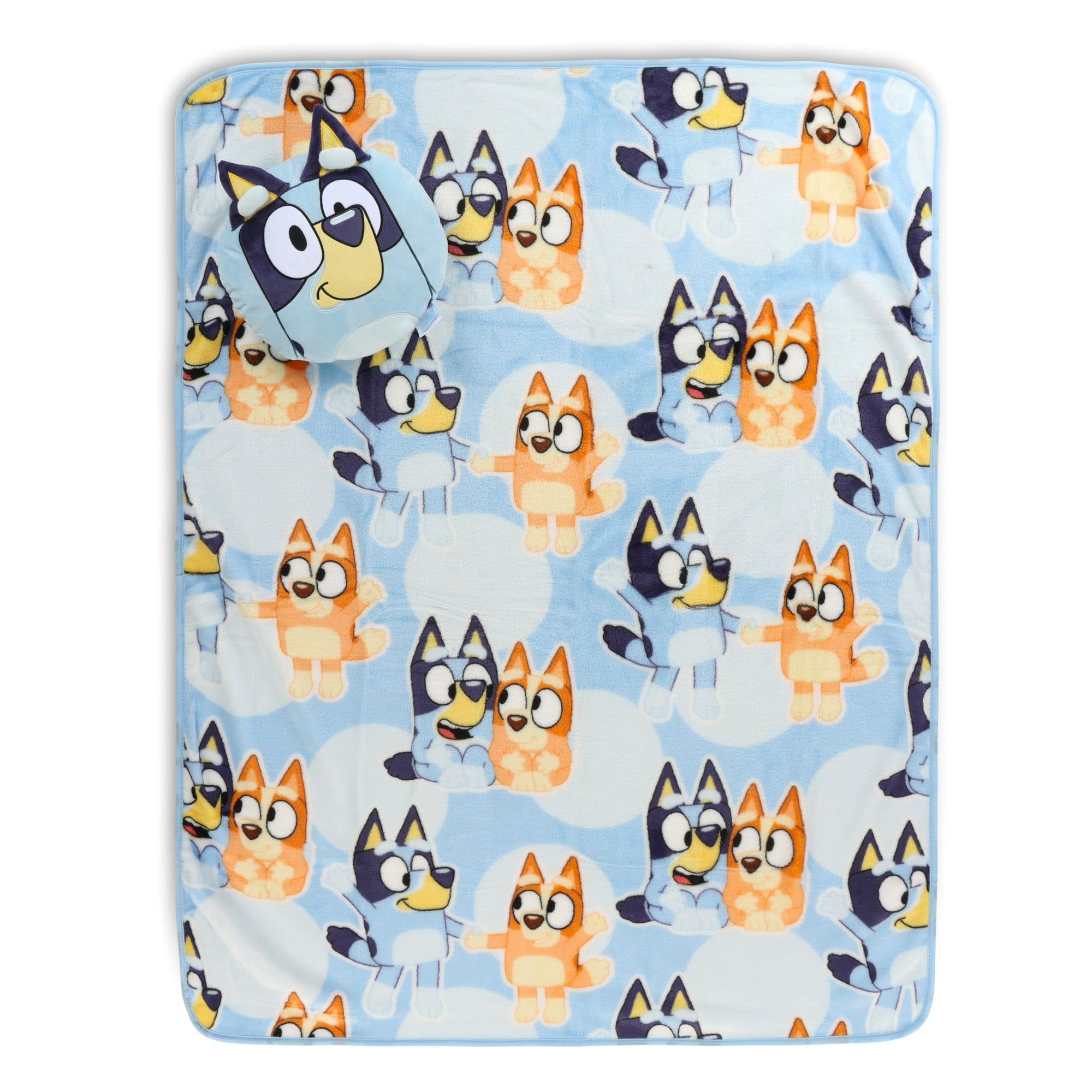 Click here for Bluey Nogginz Pillow And Travel Blanket Set Other prices