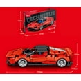 PRETTYMINA SEMBO TECHNIC Red Supercar Building Kit – 552 PCS, 1:18 ...