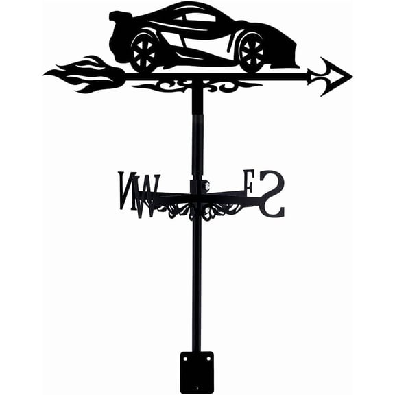 TOPCHANCES Outdoor Wind Vane Weather Vane Retro Wind Direction ...