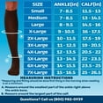 Made in USA - Mens Compression Socks 15-20 mmHg Post Surgery - Brown, X ...
