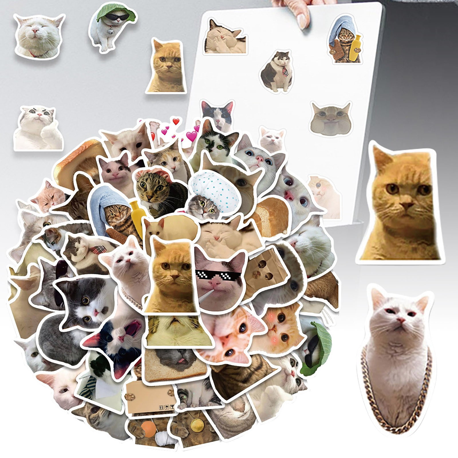 Click here for Velvet Dawn Purchase 50 Non Repeating Cute Cat Sti... prices