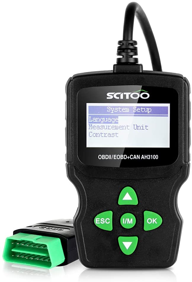 OBD2 AH3100 Universal OBD II Scanner Engine Fault Code Reader CAN ...