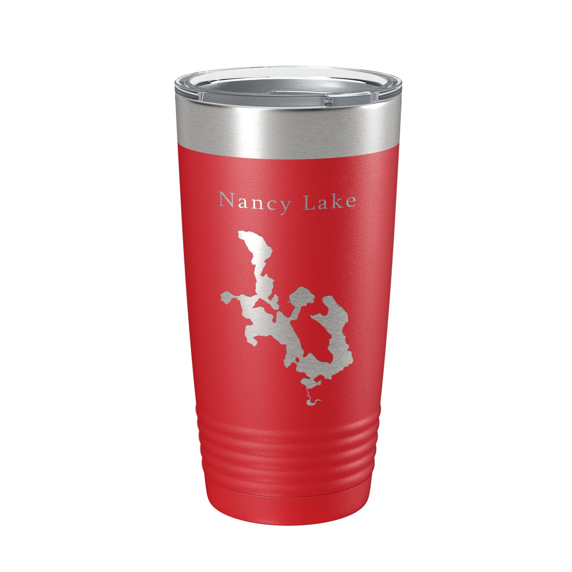Nancy Lake Map Tumbler Travel Mug Insulated Laser Engraved Coffee Cup ...