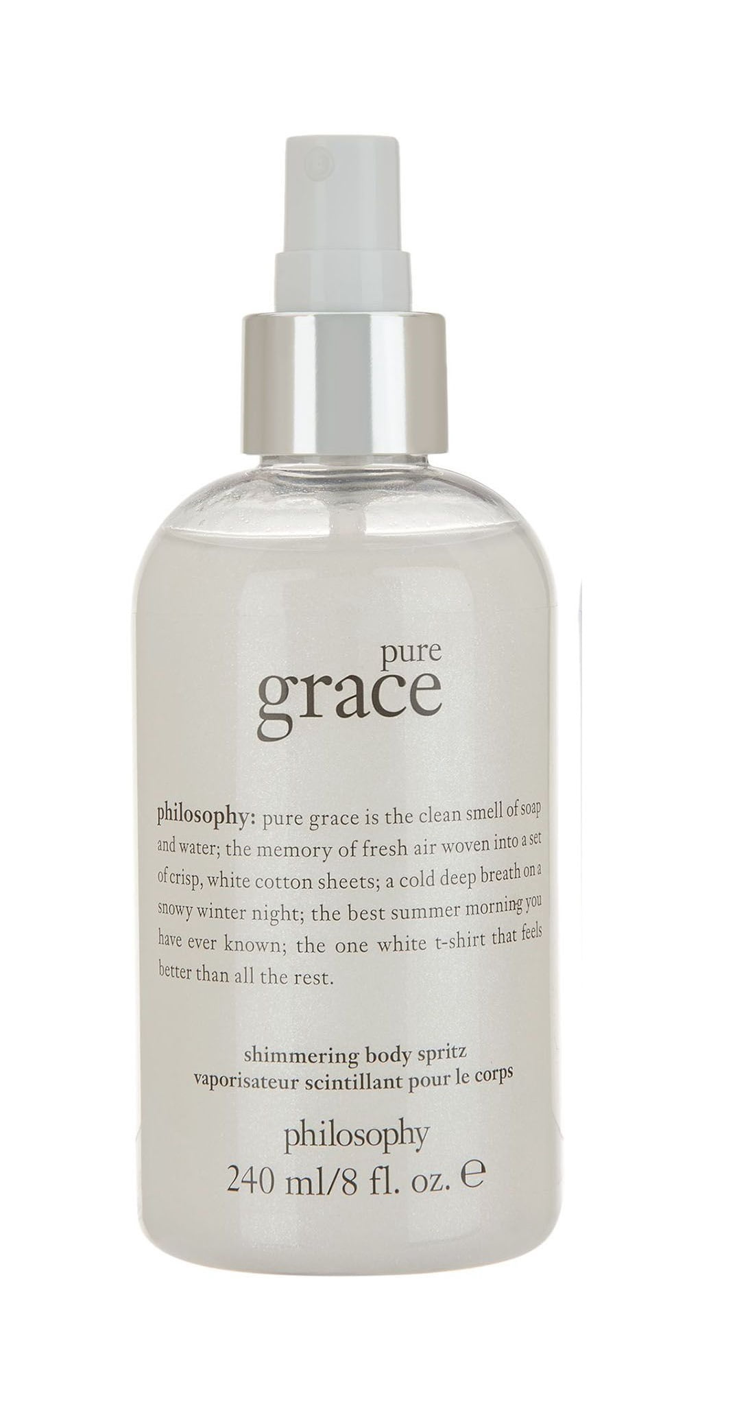 Philosophy Pure Grace Shimmering Body Spritz 8 Oz Walmart