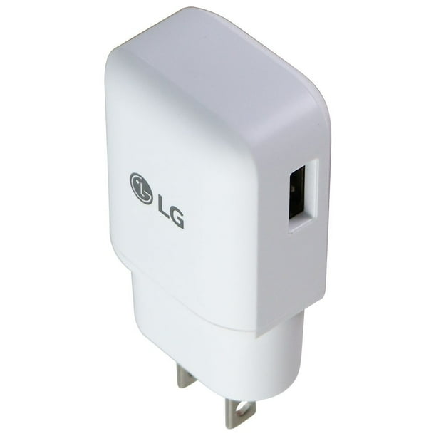 LG (5V/2A) Single USB Wall Charging Travel Adapter - White (MCS-V02WA ...