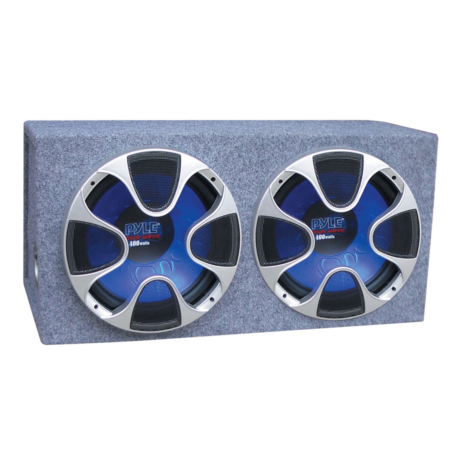 Pyle Dual 10" 800 Watt Bass Box Enclosure System - Walmart.com