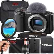 Sony ZV-E10 Mirrorless Camera (Black, Body Only) + 2 Pack SanDisk 32GB ...