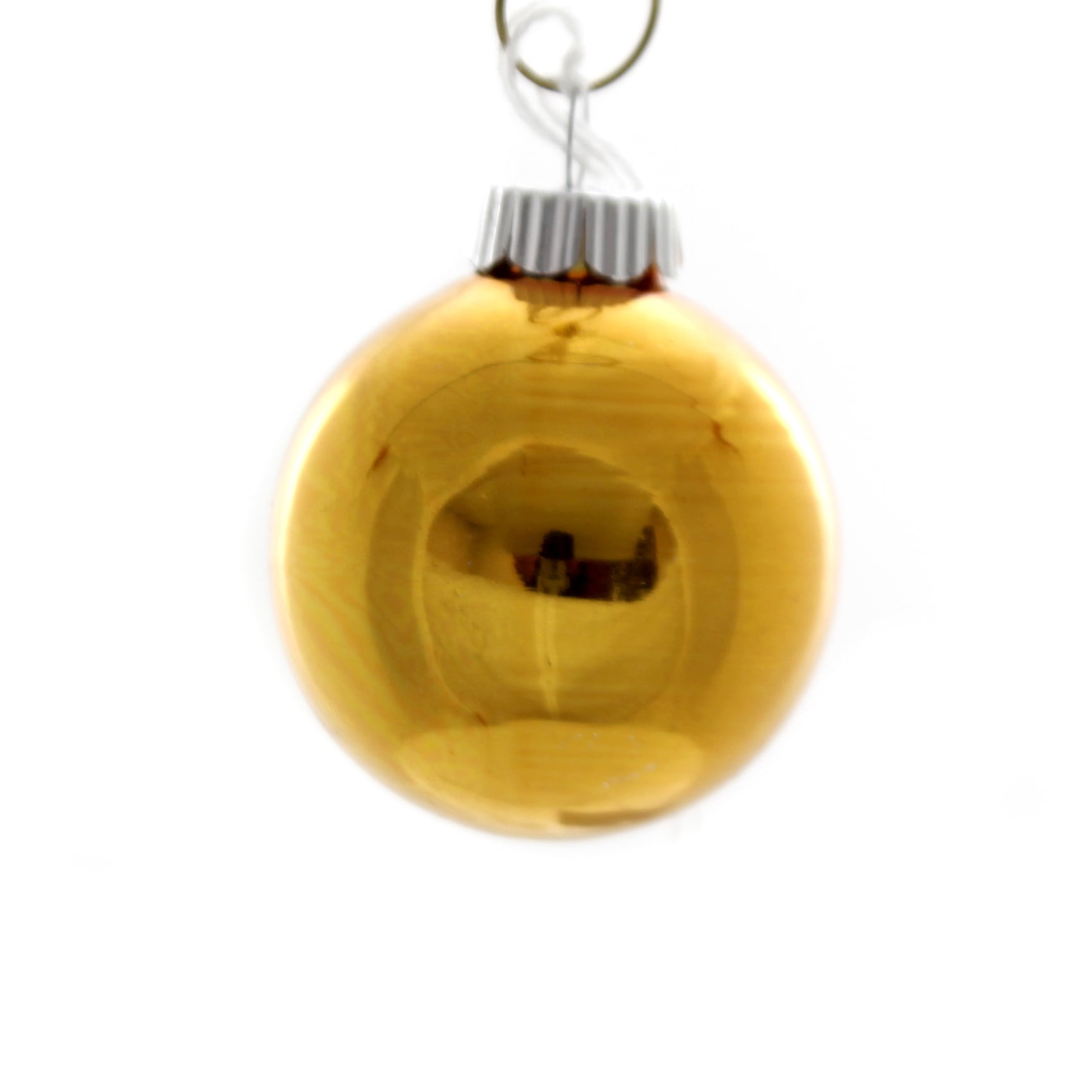 Christopher Radko SHINY BRITE BALL ORNAMENT. TB Christmas 4027414M Gold ...