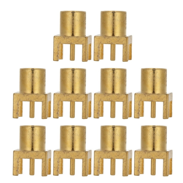LLC 10PCS MCX Socket PCB Soldering Board End Jacks 4 Pin Female ...