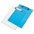 Saunders® Acrylic Clipboard, 1/2" Capacity, Holds 8-1/2w x 12h, Clear ...
