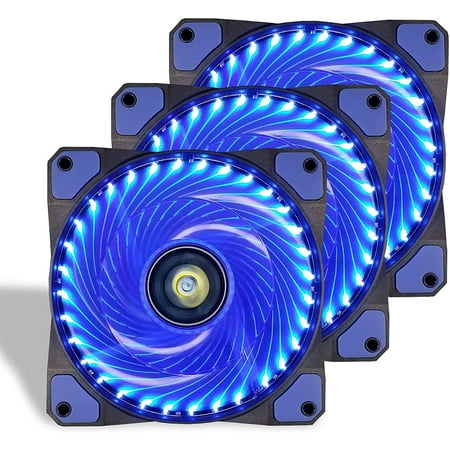 PC Case Cooling Fan,Gaming Super Silent Computer LED Cooler | Walmart ...