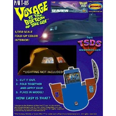 Voyage To the Bottom of the Sea, Seaview Submarine Model Kit, 39 Inches ...