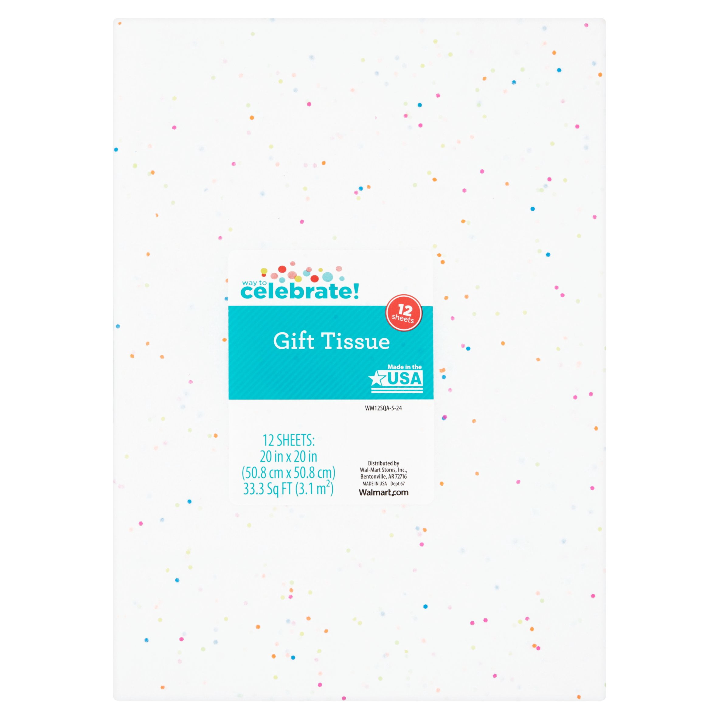 Gift Tissue Sheets, 12 count - Walmart.com - Walmart.com