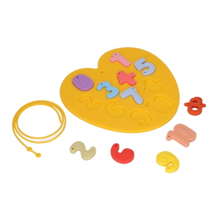 Number Puzzle, Number Puzzle Board Early Learning Bright Color Motor ...