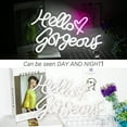 High-Quality LED Neon 'Hello Gorgeous' Light Sign: Ideal for Events and ...