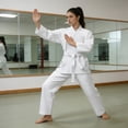 Aellinatey Adult Kid Karate Uniform Light Weight Breathable Taekwondo ...