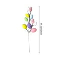 Anhility Easter Egg Stems with Eggs Artificial Spring Flowers Floral ...