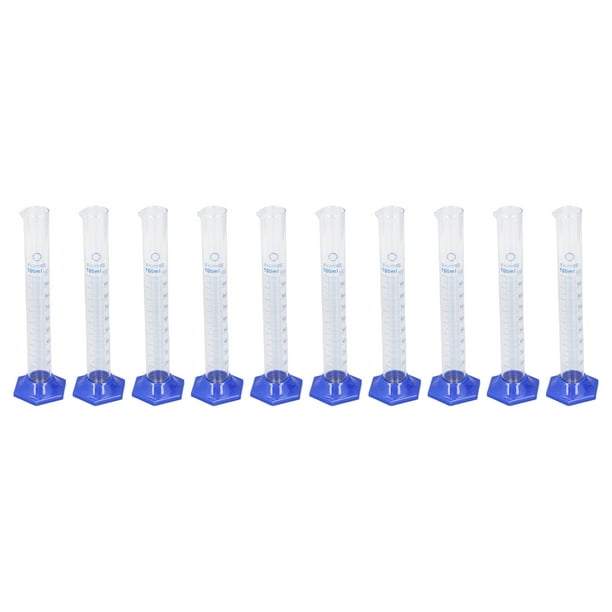 Laboratory Measuring Cylinder,10Pcs Measuring Cylinder Glass Measuring ...