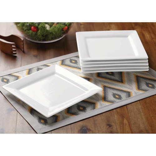 Square White Plates