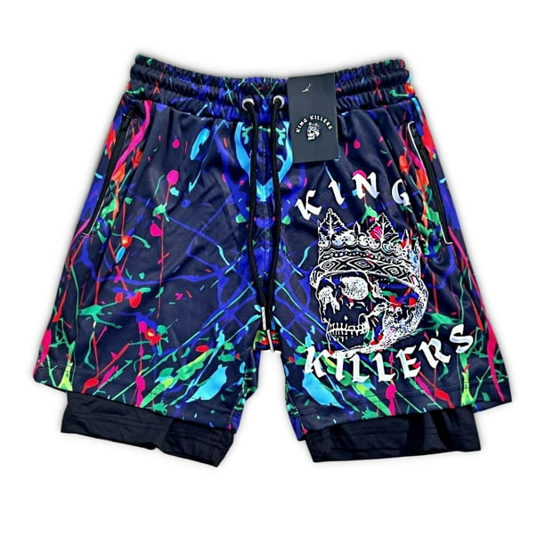 Paint Splatter Shorts