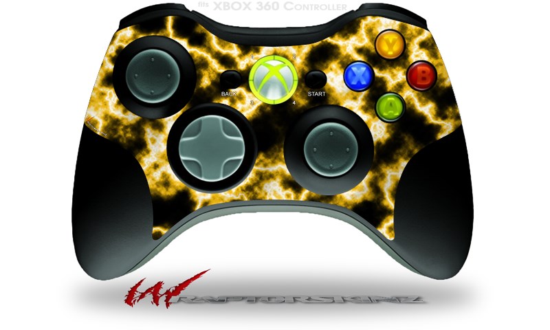 Electrify Yellow - Decal Style Skin fits Microsoft XBOX 360 Wireless ...