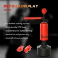 Soozier Reflex Workout Boxing Bag with Speed Ball, Rotating Bar, Gloves ...