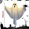 20inch Halloween Light-up Ghost Decorations, White Hanging Flying ...