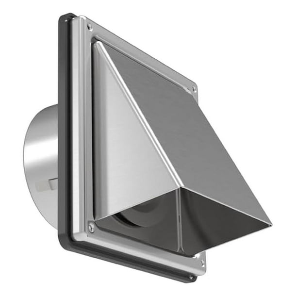 Cubierta de ventilación para secadora de 4 pulgadas para pared exterior ...