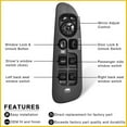Set For 02-05 Dodge Ram Power Window Master Control Switch & Bezel ...