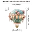 2D Acrylic Hot Air Balloon Ornament Shatterproof Hanging Pendant Wall ...