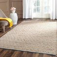 SAFAVIEH Cape Cod Lynwood Braided Geometric Area Rug, 3' x 5', Natural ...