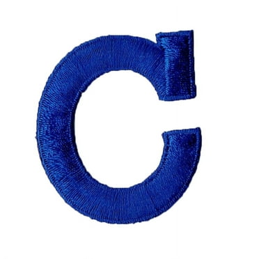 Alphabet Letter - R - Color Royal Blue - 2" Block Style - Iron On ...