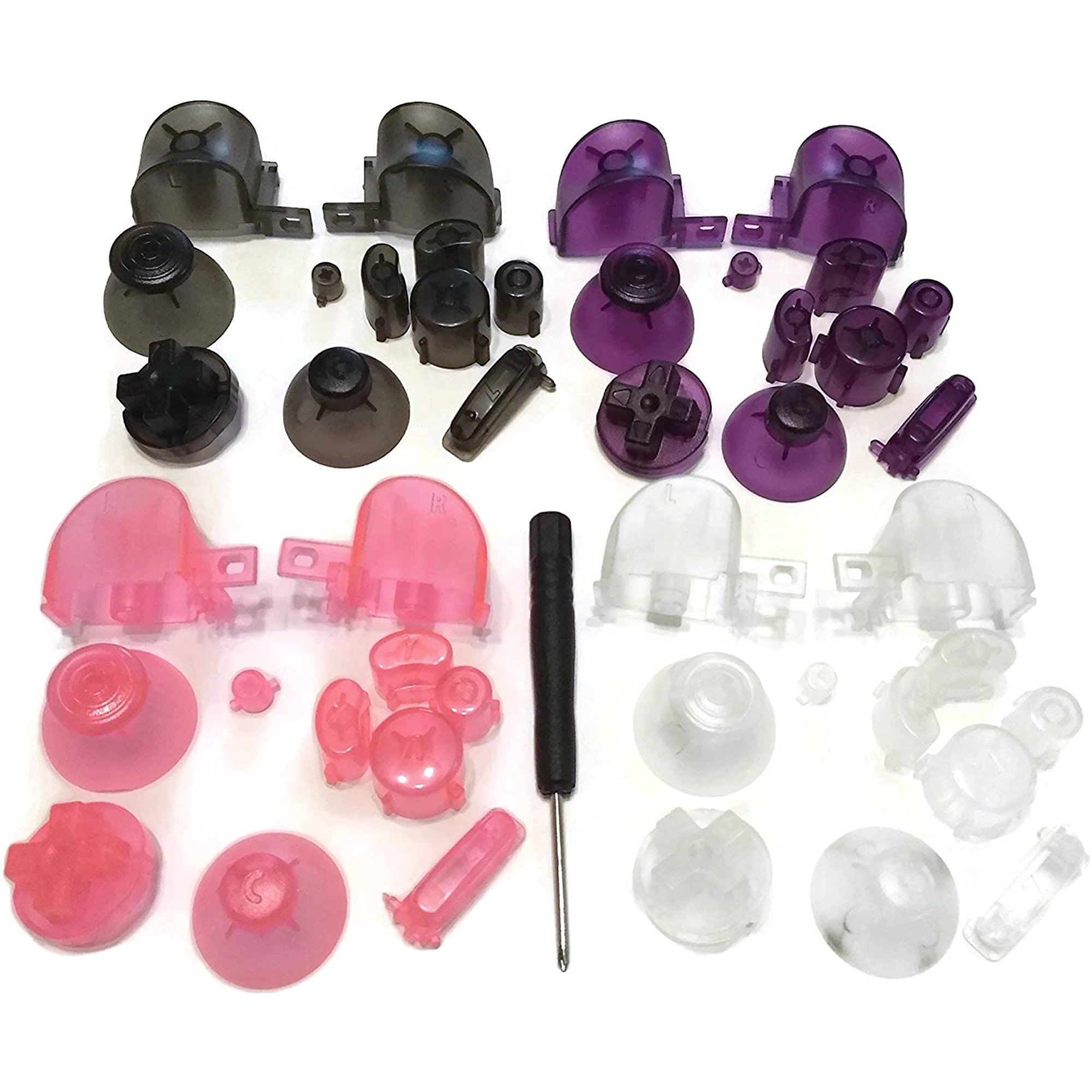 4 Gamecube Controllers - 4 Colors Bundle (NEW), Red Green Purple Pink ...