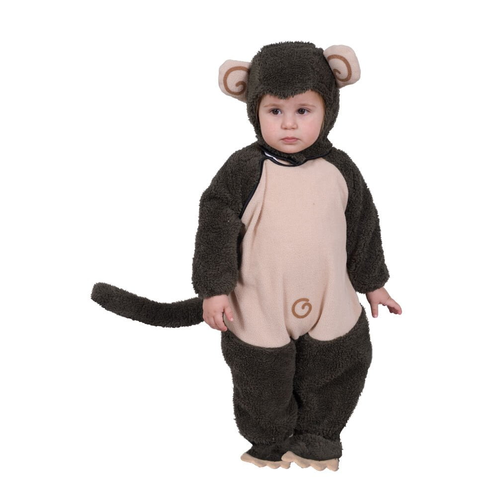 Toddler Monkey Costume - Brown Monkey Dress Up For Babies By Dress Up ...