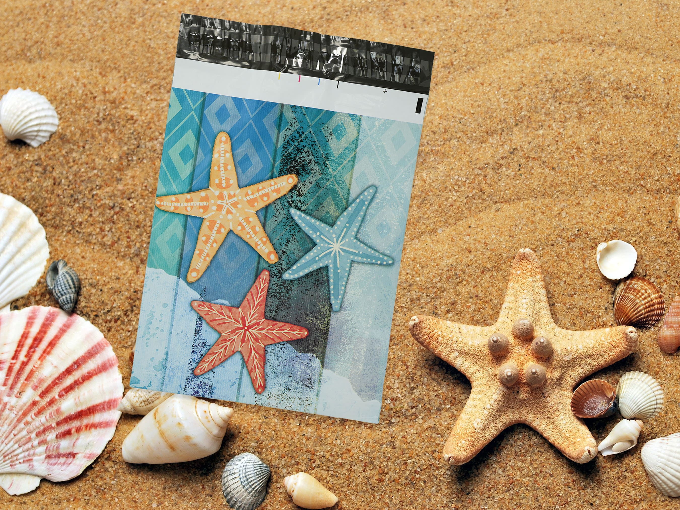 Ultimate Nautical Collection! 10x13 Poly Mailers, Starfish, Marine Fish ...
