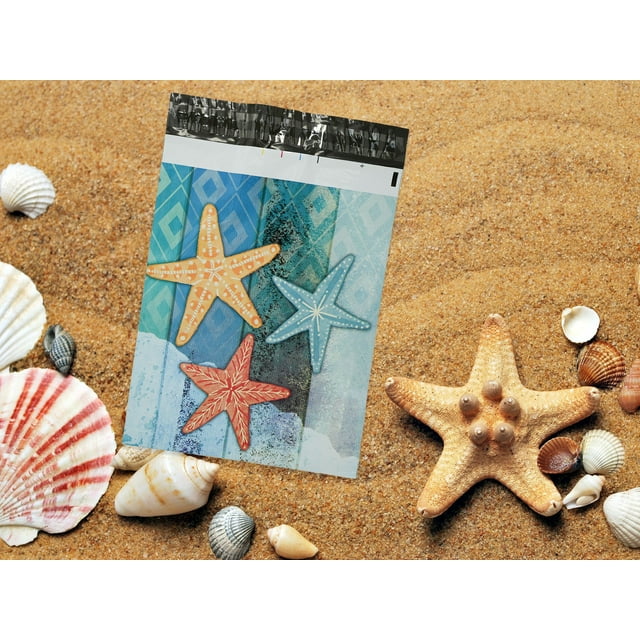 Ultimate Nautical Collection! 10x13 Poly Mailers, Starfish, Marine Fish ...