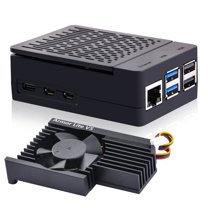 52Pi Raspberry Pi 5 Case, ABS Case with Armor Lite V5 Heatsink Fan for ...