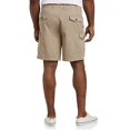 Big Tall Essentials Dxl Mens Dark Khaki Plus Size Cotton Twill Cargo