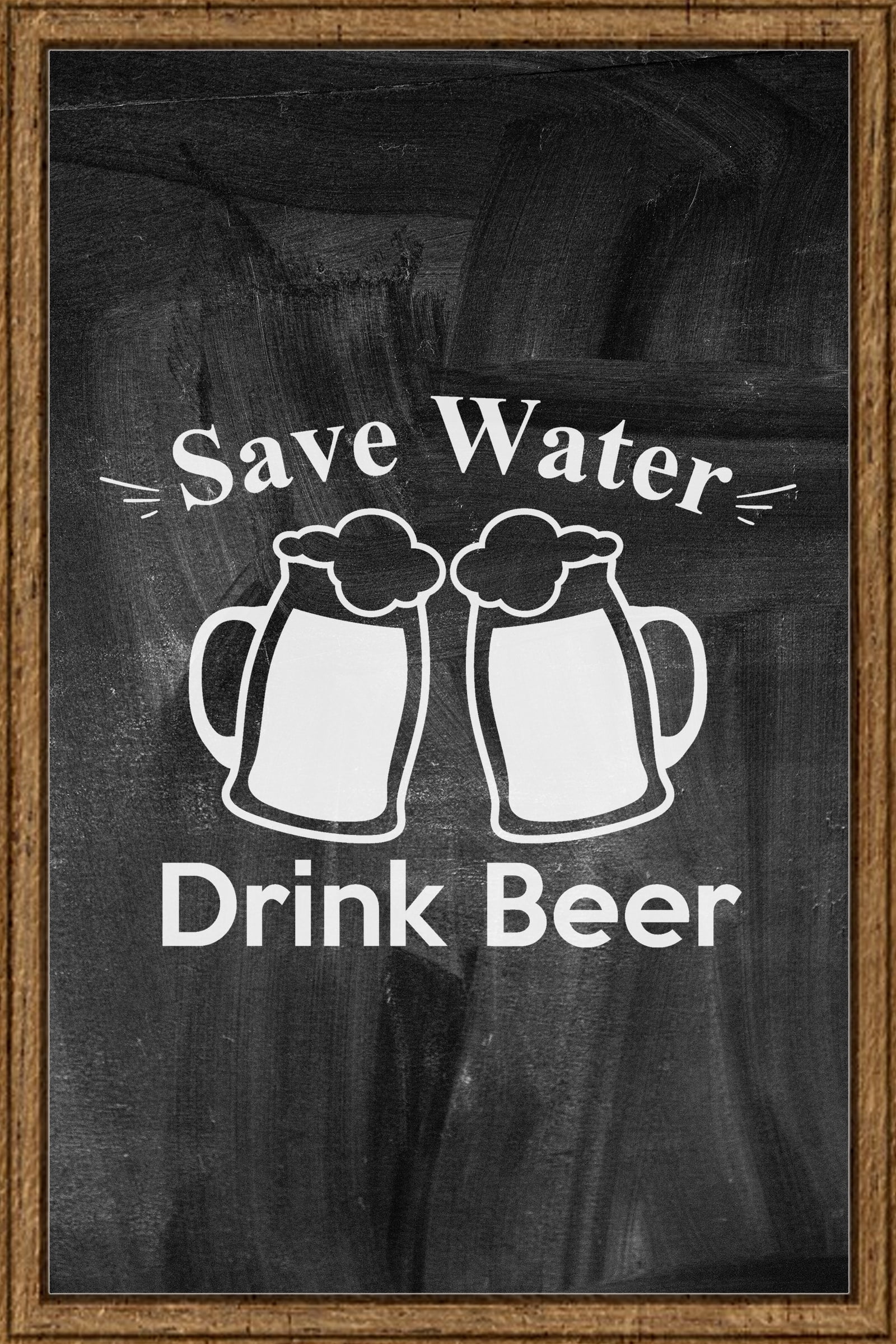 Save Water Drink Beer Cheers Beer Mugs Funny Drinking College Tin Sign ...