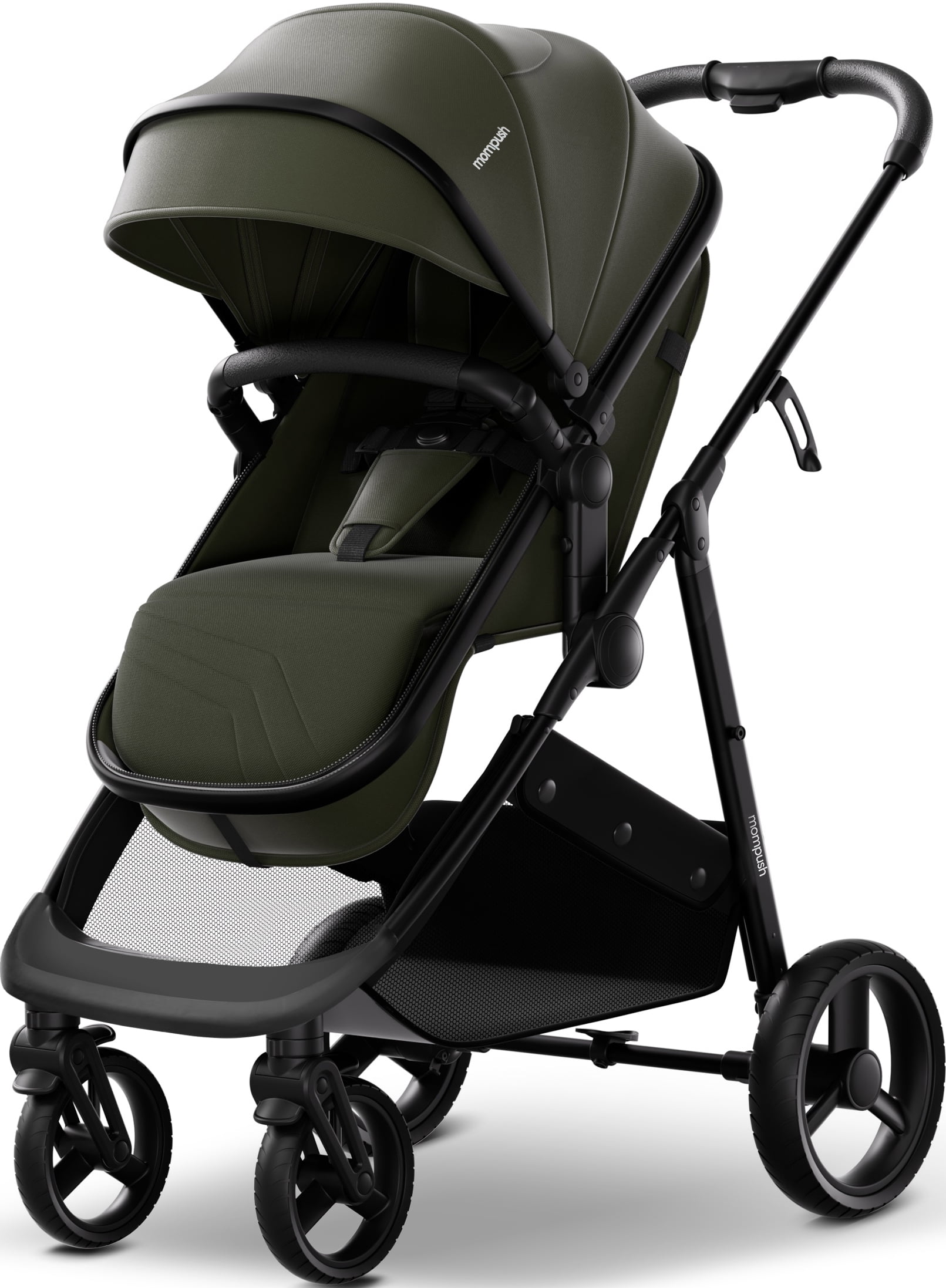 Mompush Wiz 2-in-1 Baby Stroller with Bassinet Mode, Reversible Seat ...