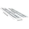 2pcs Aluminum Trailer Ramps, Loading Ramps Two-piece set Truck Car Auto ...