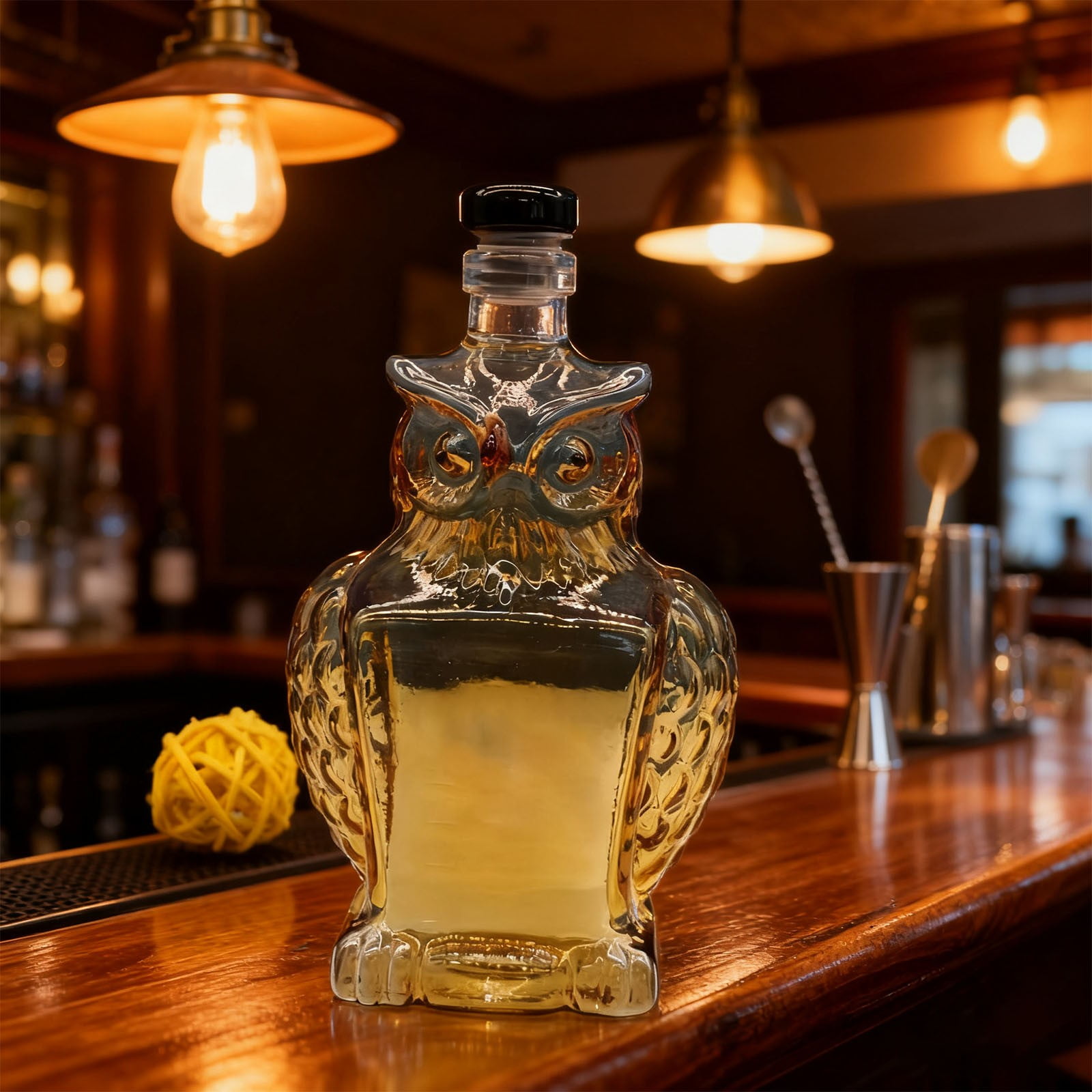 Click here for Rkstn The Wine Bottle Owl Whiskey Bottle High Boro... prices