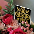 3drose, Glam Image of Gold Celtic Flower Design, 6 Greeting Cards with ...