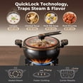 8.45QT/2.11Gallon Non-Stick Cast Iron Stockpot, Large Cooking Pot with ...