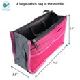 Deago Purse Organizer Insert for Handbags Bag in Bag Organizers Inside ...