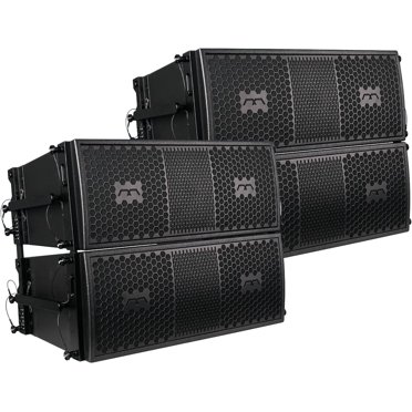 Sound Town Mode Audio Series Pair of 2 x 8 Line Array Loudspeakers ...