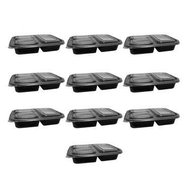 Set 10 Toppers Reutilizables De Plástico STYRKA 3 Divisiones Con Tapa ...